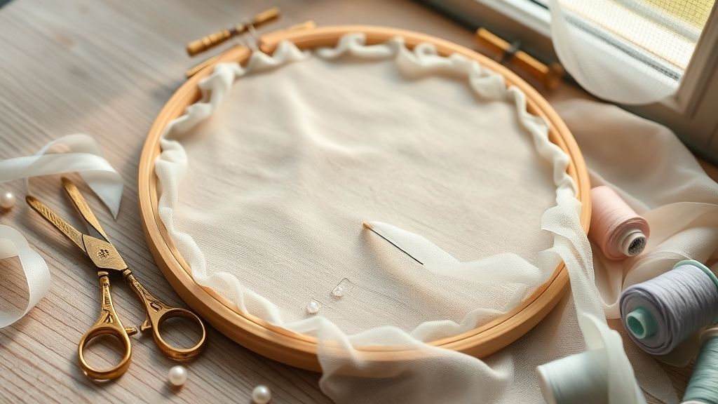 How to Embroider Sheer Fabrics Without Tearing - Latest Embroidery